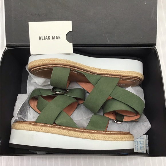 Alias Mae | Shoes | Alias Mae Olive Ankle Strap Platform Sandals | Poshmark